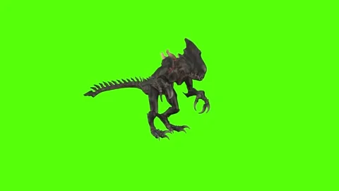 monster Right Claw Attack Green Screen A... | Stock Video | Pond5