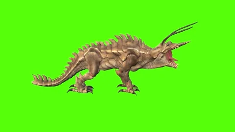 Monster Roar Green Screen Animation 4k R... | Stock Video | Pond5