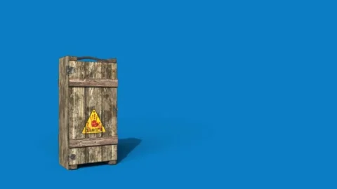 Monster SCP-173 Horror Creepypasta Blue ... | Stock Video | Pond5