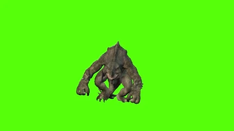 monster Smash Attack Green Screen Animat... | Stock Video | Pond5
