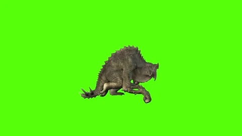 monster Walking Green Screen Animation 4... | Stock Video | Pond5