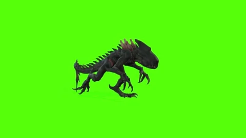 monster Walking Green Screen Animation 4... | Stock Video | Pond5