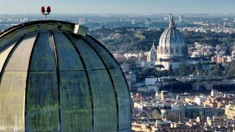 The Monte Mario observatory in Rome with... | Stock Video | Pond5