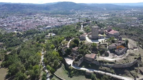 Monterrey castle in Verin. Galicia,Spain... | Stock Video | Pond5