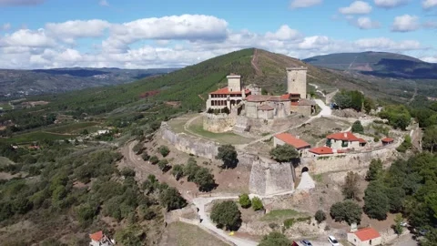 Monterrey castle in Verin. Galicia,Spain... | Stock Video | Pond5