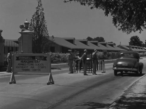 Montgomery, AL - 1940s: Maxwell Field He... | Stock Video | Pond5