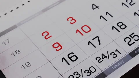 Calendar Pages Falling Stock Videos – Royalty-Free HD & 4K Videos | Pond5