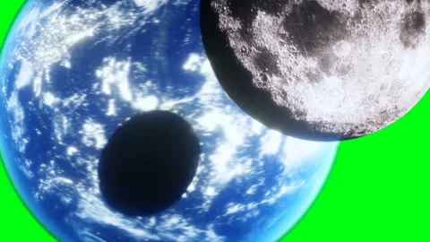 Moon Green Screen Stock Video Footage | Royalty Free Moon Green Screen ...