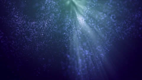 moon light rays with particles night ani... | Stock Video | Pond5