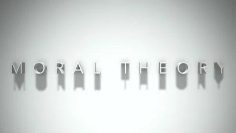 moral theory 3D title animation with sha... | Stock Video | Pond5