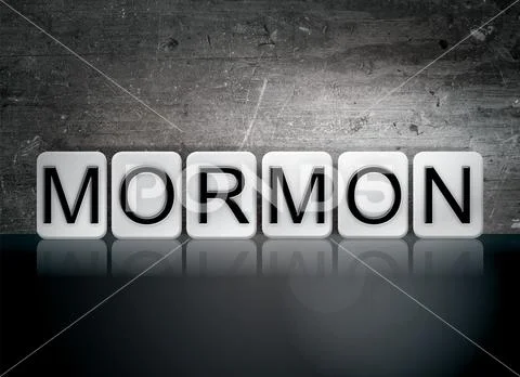 Mormon Tiled Letters Concept and Theme: Royalty Free #70085974