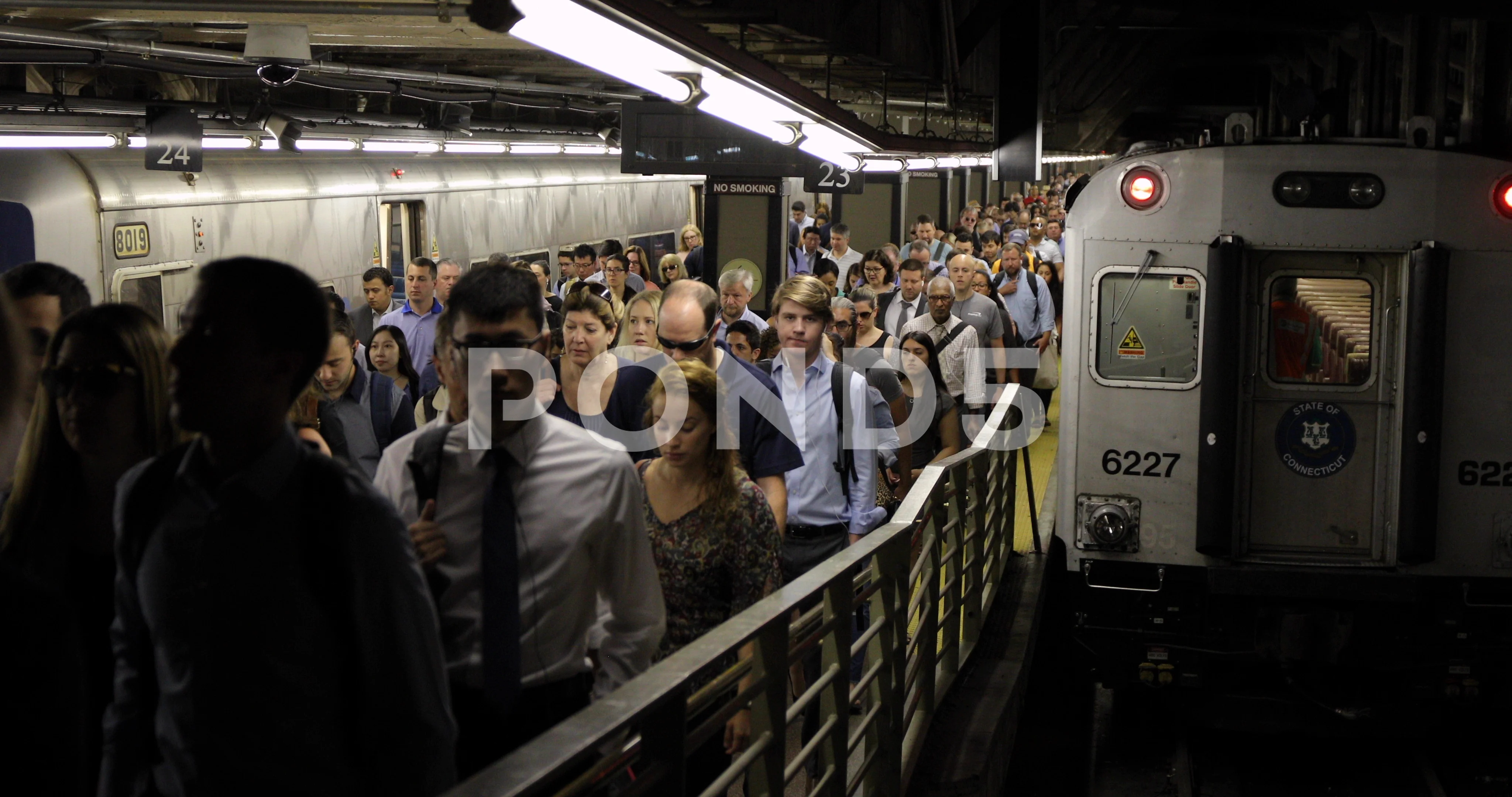 Train Coming Off Of The People