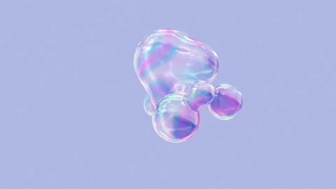 Morphing liquid blobs in a metaball anim... | Stock Video | Pond5