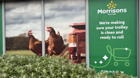 Morrisons At Glastonbury. Advertising Bo... | Stock Video | Pond5