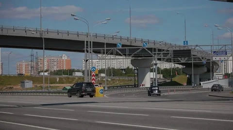 The Moscow Ring Road | Stock Video | Pond5