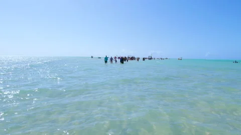 Moses path, Maragogi AL, Brazil | Stock Video | Pond5