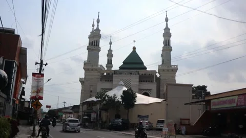 Mosque in Java Indonesia. Modern mosque ... | Stock Video | Pond5