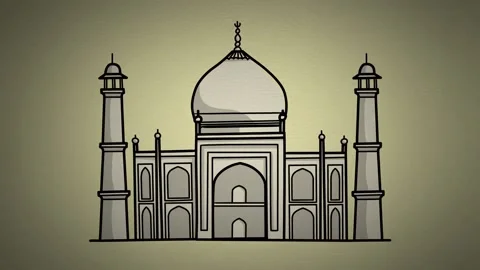 Mosque Sketch Stock Footage ~ Royalty Free Stock Videos | Pond5