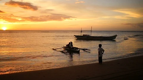 The Most Beautiful Sunset on the Philipp... | Stock Video | Pond5