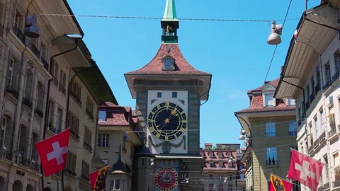 Most famous icon of the old town of Bern... | Stock Video | Pond5