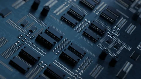 Microchip Transistors Stock Video Footage | Royalty Free Microchip ...