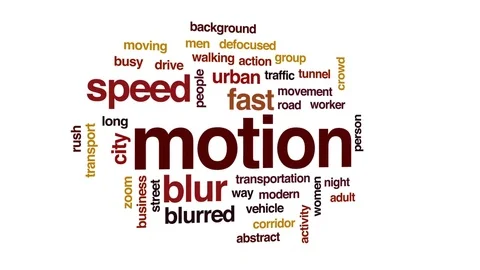 Motion animated word cloud, text design ... | Stock Video | Pond5