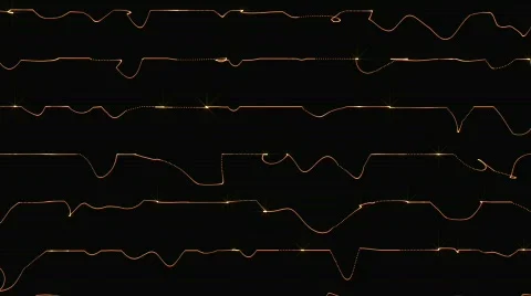 motion background loop gold lines 2 | Stock Video | Pond5
