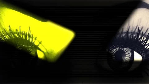 Motion Colored Eyes Flashing Vj Loop Ani... | Stock Video | Pond5