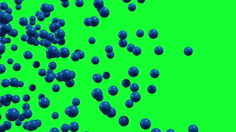 motion of colorful animated spheres - 3d... | Stock Video | Pond5
