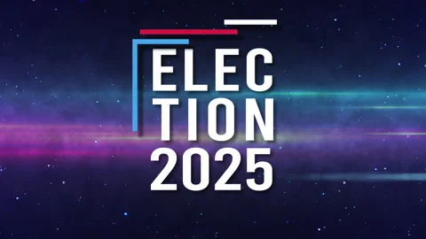 Motion of Election 2025 with effect len... | Stock Video | Pond5