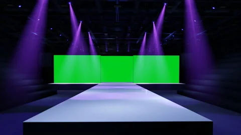 Green Screen Stage Stock Video Footage | Royalty Free Green Screen ...