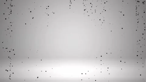 Motion falling black dots on a light bac... | Stock Video | Pond5