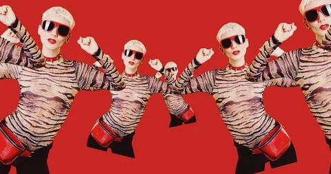 Red Gifs Girl Stock Videos – Royalty-Free HD & 4K Videos | Pond5