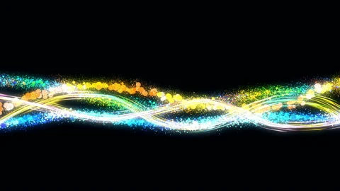 Motion glitter lines. Holiday background | Stock Video | Pond5