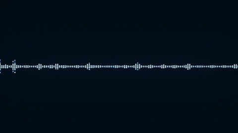 Motion graphic of Blue audio spectrum on... | Stock Video | Pond5