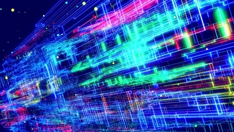 Motion graphic, data flow. Hi tech strea... | Stock Video | Pond5