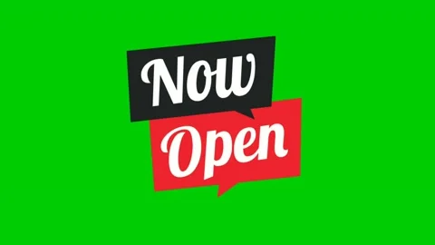 Now Open Green Screen Stock Video Footage | Royalty Free Now Open Green ...