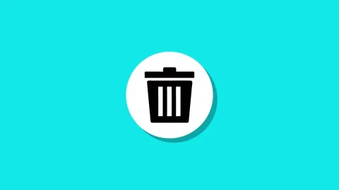 Trash Can Icon Stock Videos – Royalty-Free HD & 4K Videos | Page 3