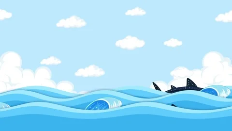 Shark Graphic Stock Footage ~ Royalty Free Stock Videos | Pond5