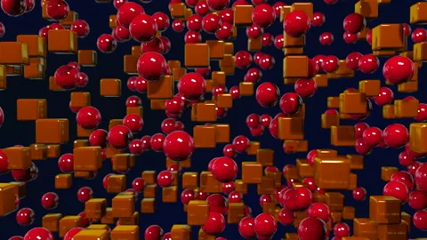 motion graphics 3d looped animation as g... | Stock Video | Pond5