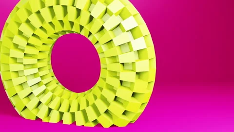 Motion graphics 3d shape animation backg... | Stock Video | Pond5