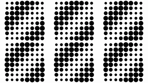 Motion graphics animated circle matrix m... | Stock Video | Pond5