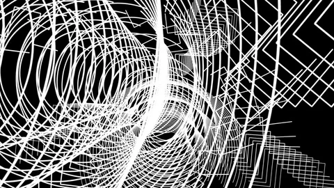 motion graphics with animated white lin... | Stock Video | Pond5