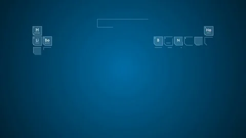 Motion Graphics Animation of the Periodi... | Stock Video | Pond5