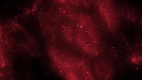 Motion graphics of particles and red abs... | Stock Video | Pond5