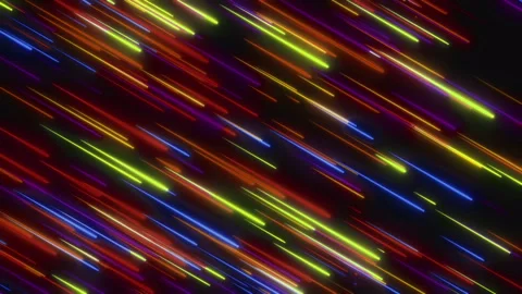 Motion graphics of raining colorful line... | Stock Video | Pond5