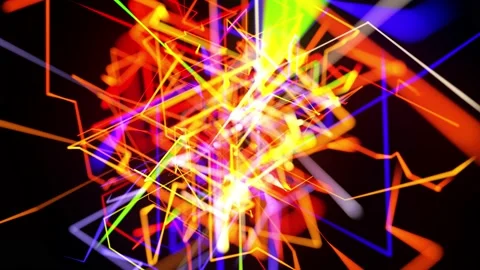 Motion graphics, sci fi bg with stream o... | Stock Video | Pond5