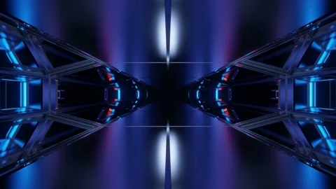 Motion graphics sci fi moving forward in... | Stock Video | Pond5