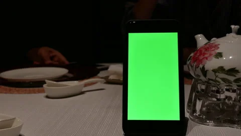 Motion of green screen phone with blur p... | Stock Video | Pond5