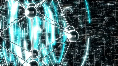 Motion loopable graphics with a rotating... | Stock Video | Pond5